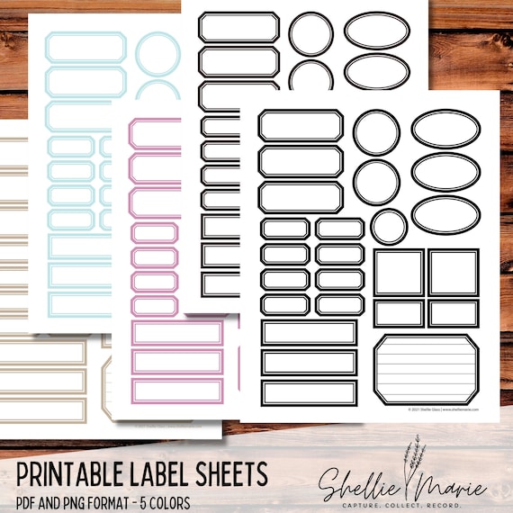 Blank Printable Labels