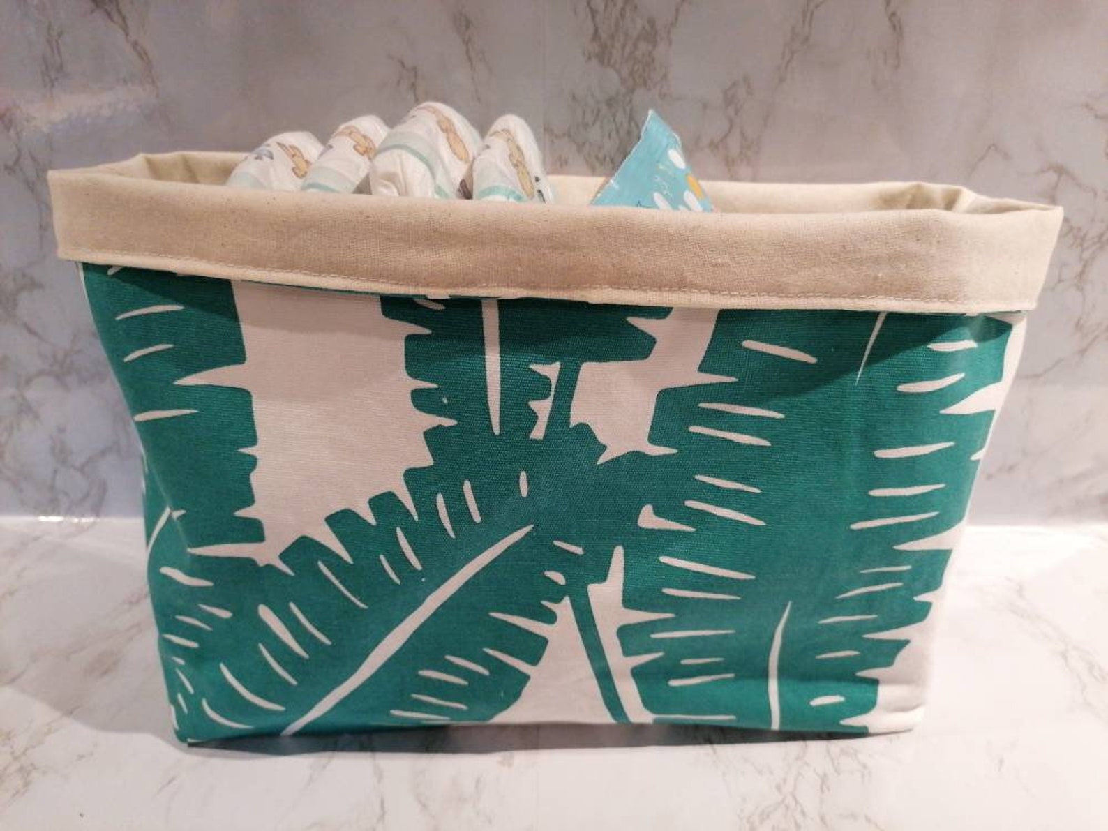 Nappy storage. Nappy holder. Wetwipe and nappy pouch. Nursery. | Etsy