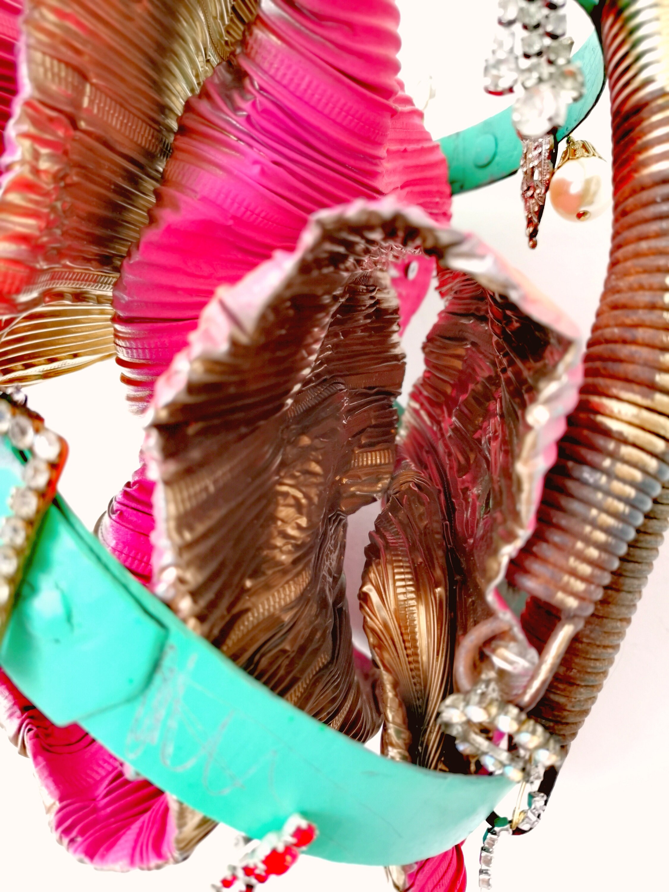 Abstract Neon Wall Art/ Metal Neon Art / Neon Art/ Industrial Light ...