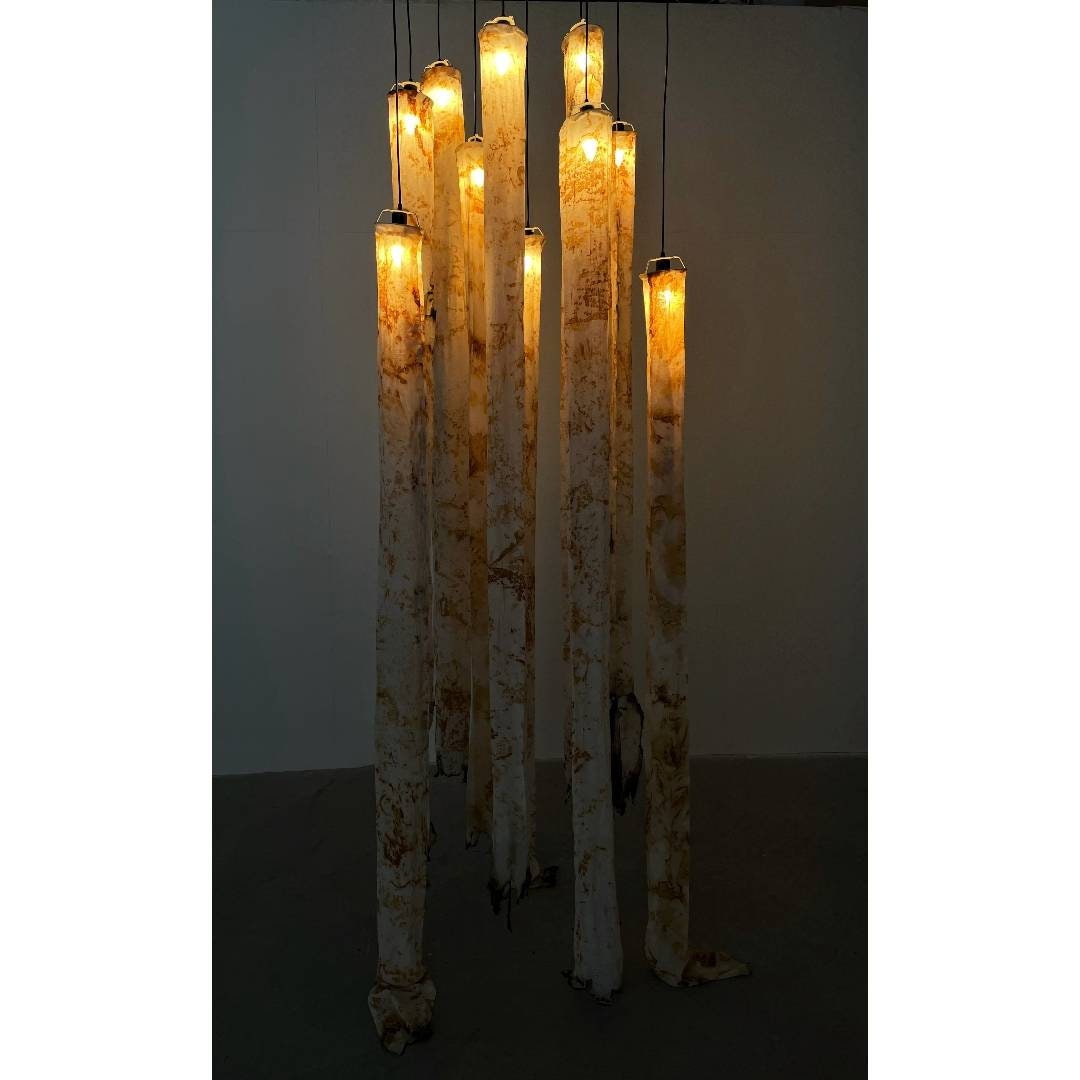 Bespoke Bohemian Rustic Lanterns/wedding Lighting Lanterns/ Textile ...