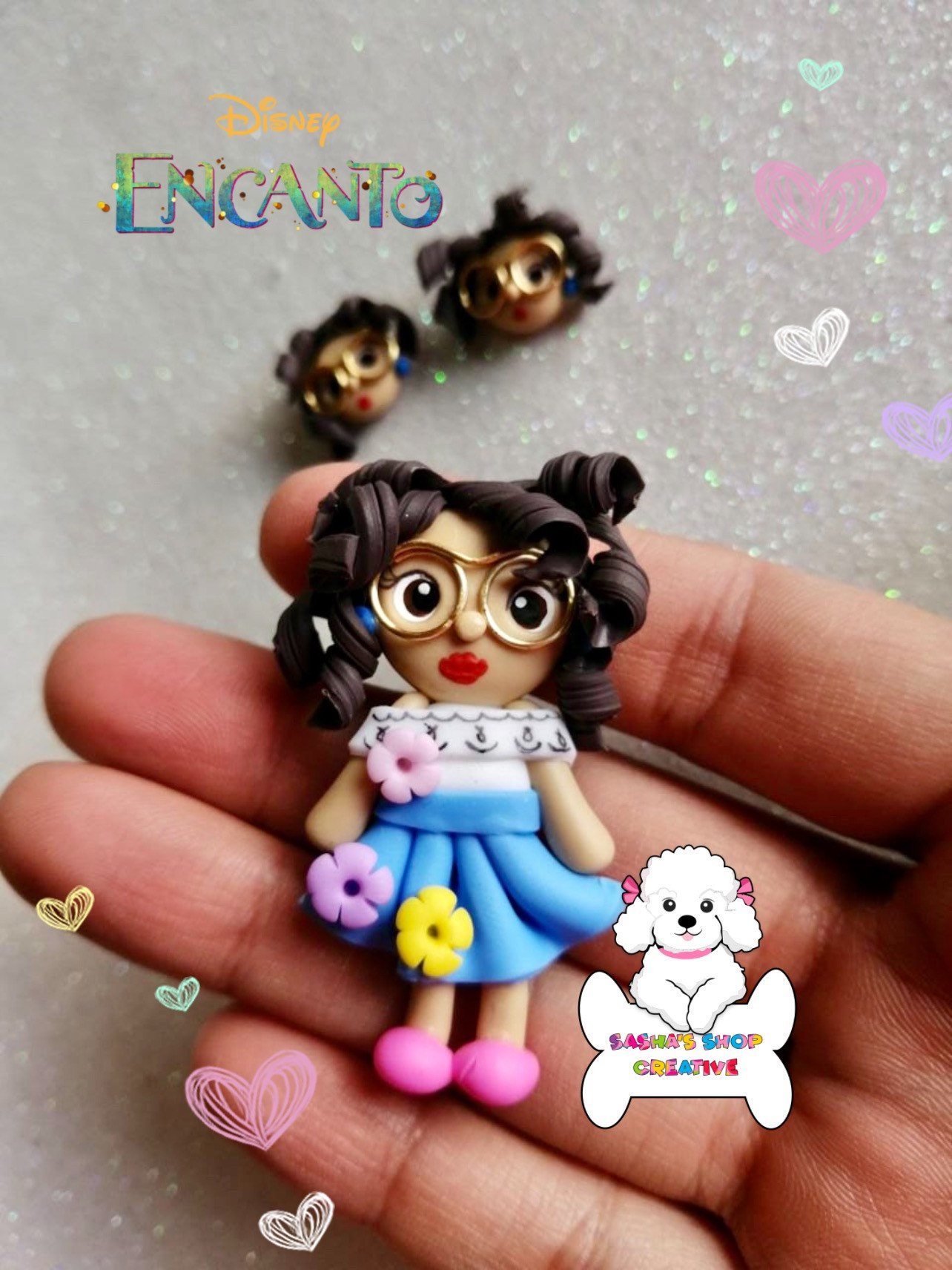 Mirabel Madrigal Encanto Movie Polymer Clay Earring Necklace | Etsy ...