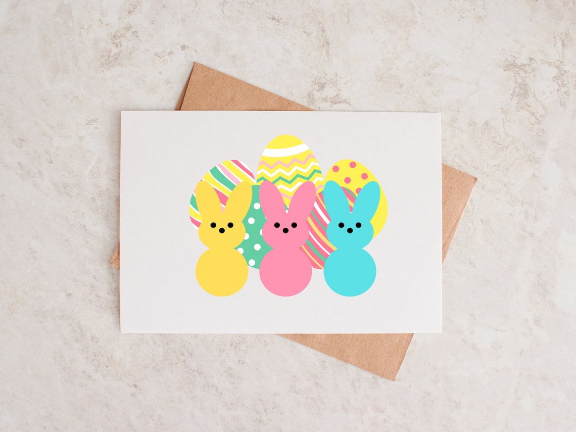 Easter Bunnies and Easter Eggs SVG, Easter Clipart, Colorful Rabbits ...