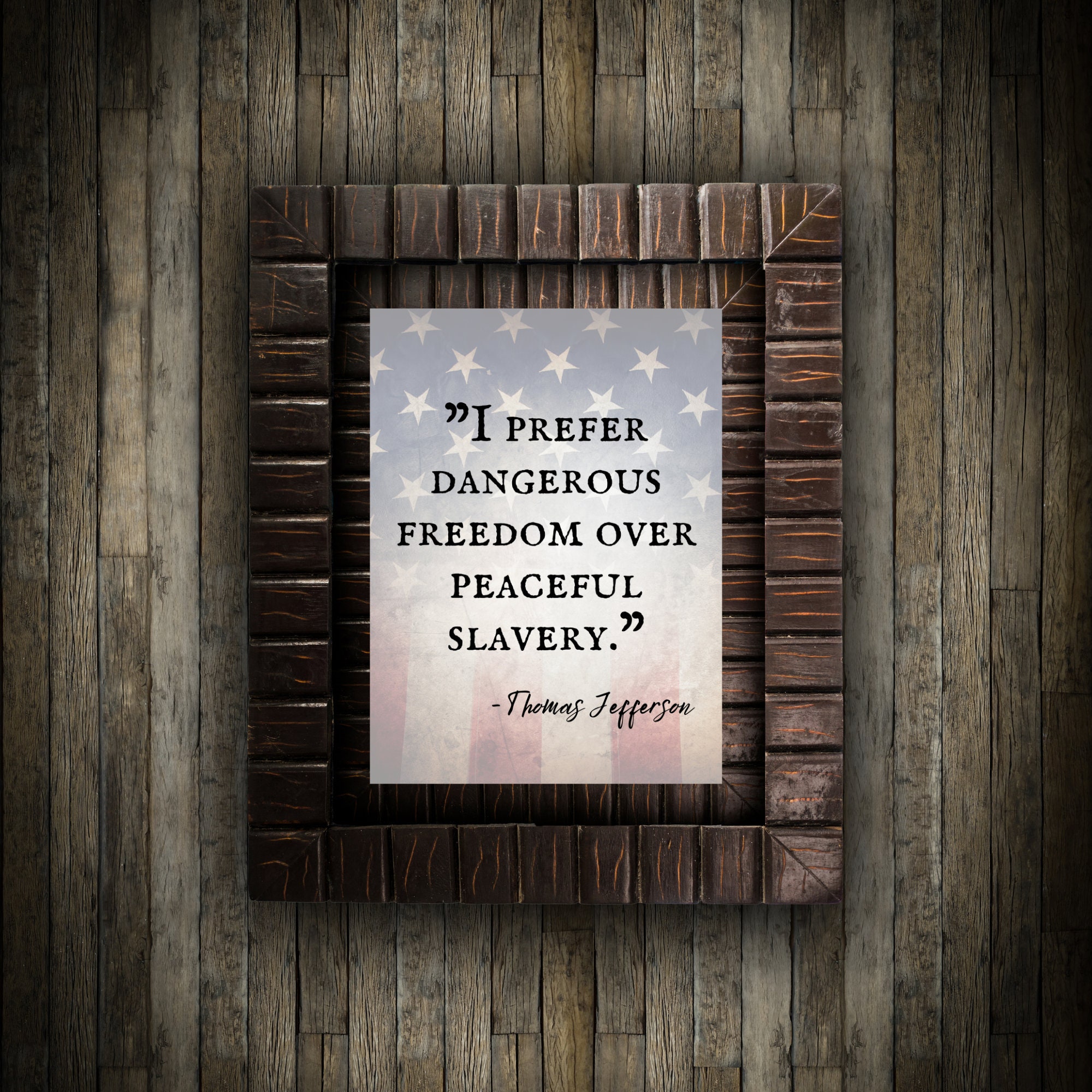Thomas Jefferson Patriotic Wall Art Famous Quote Printable - Etsy