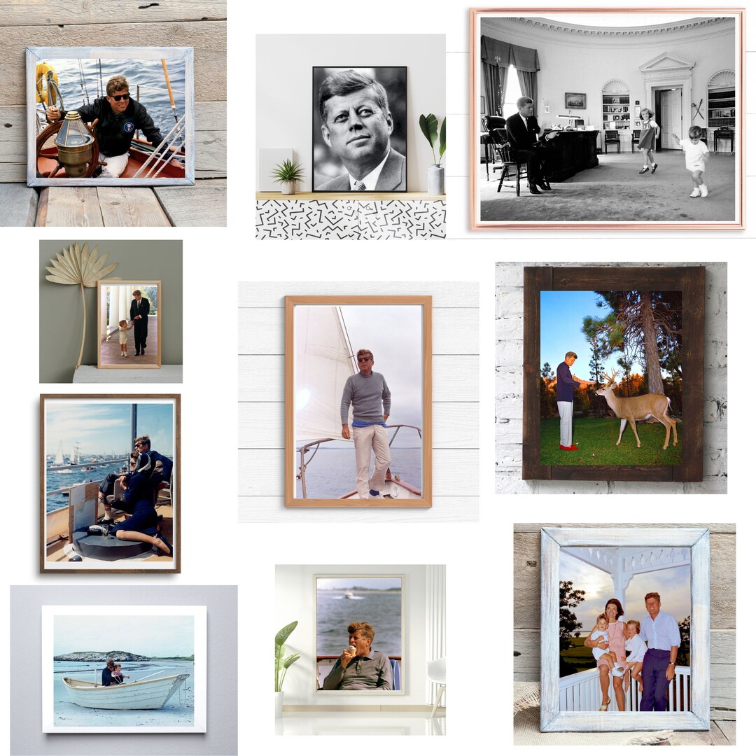 Mega Bundle: 10 JFK Printable Art Collection, Rare Vintage JFK and ...
