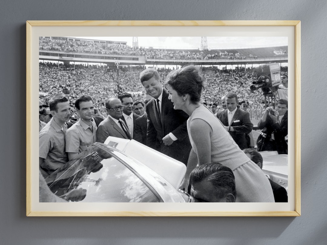 JFK & Jackie Kennedy 1962 Photo: Cuban Brigade, Orange Bowl (digital ...