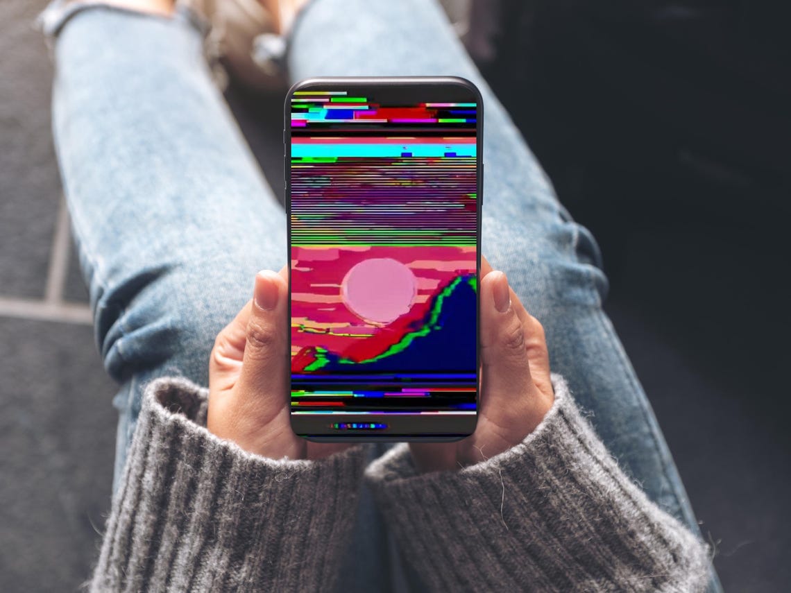 Retro VHS Glitch Sunset Screensaver: 80s Vaporwave Wallpaper - Etsy
