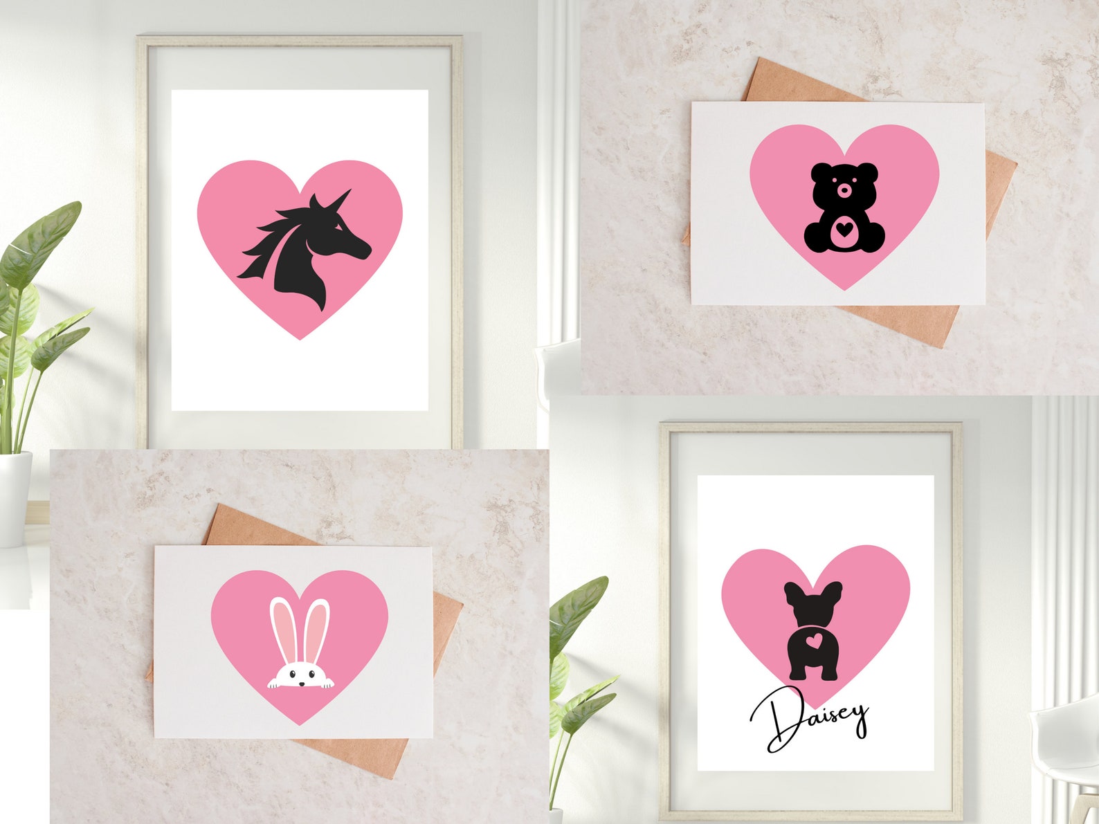 Valentines Clip Art Bundle, 8 Unique Valentine's Day Clipart Designs ...