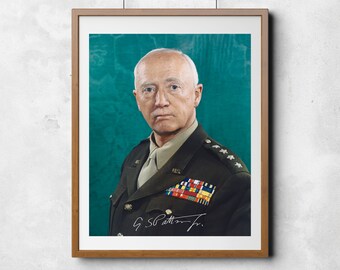 General Patton Poster - Etsy