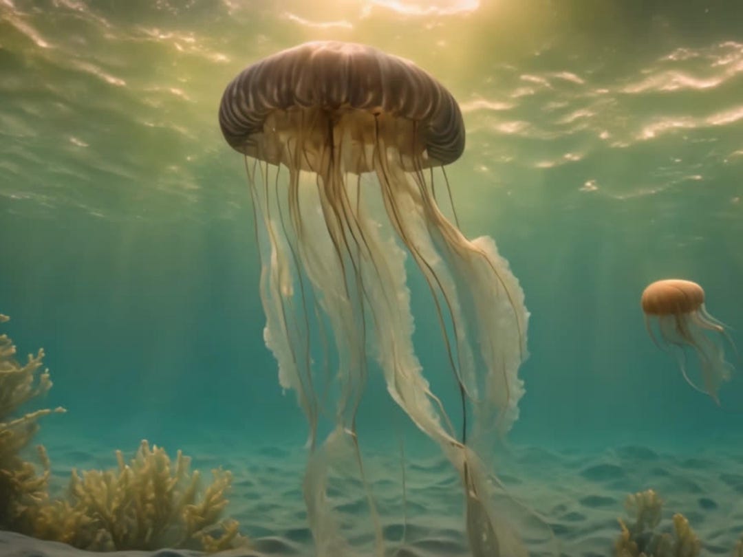 4K Jellyfish Video Screensaver: Calming Ocean Life Animated Background ...
