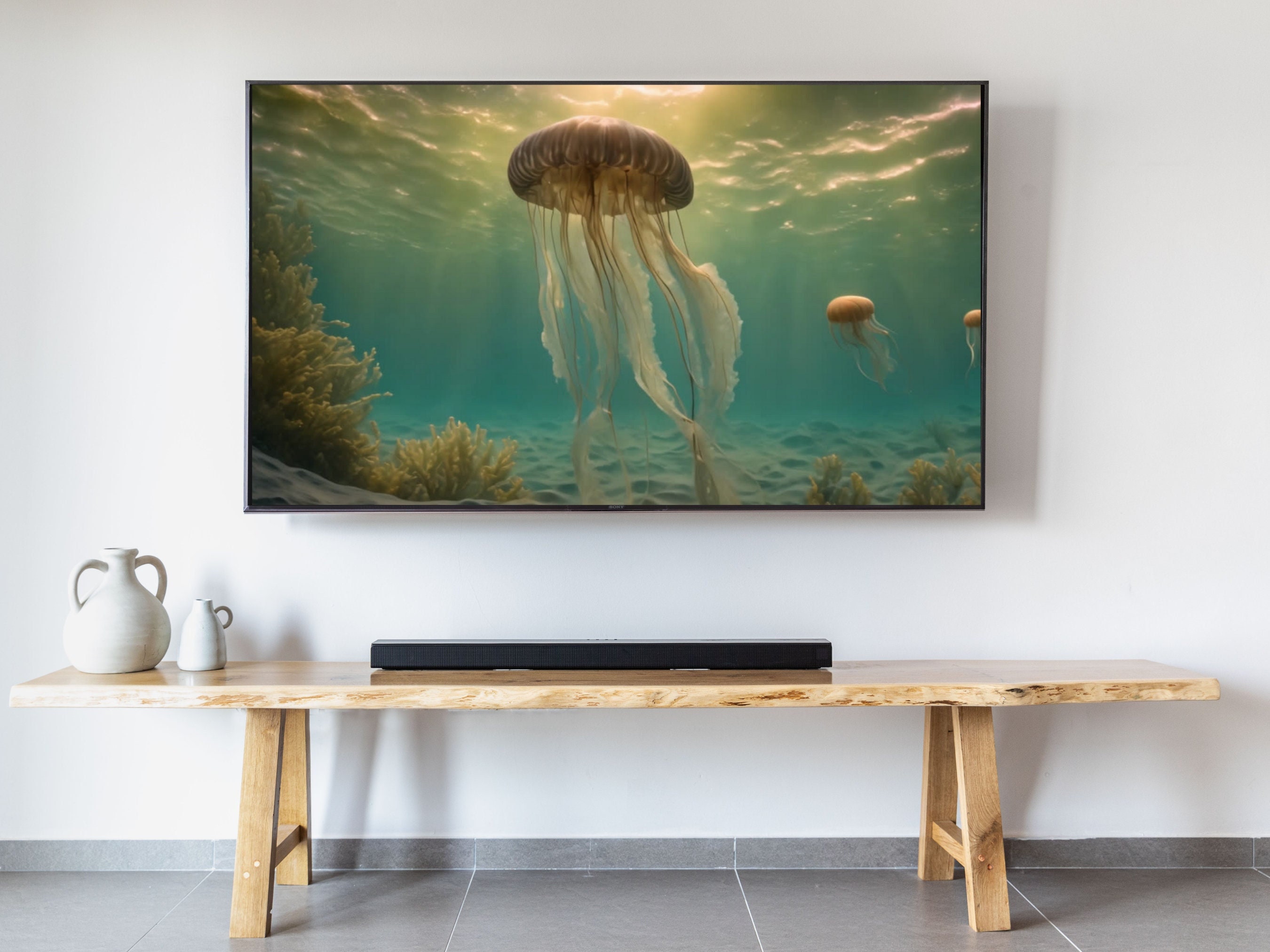 4K Jellyfish Video Screensaver: Calming Ocean Life Animated Background ...