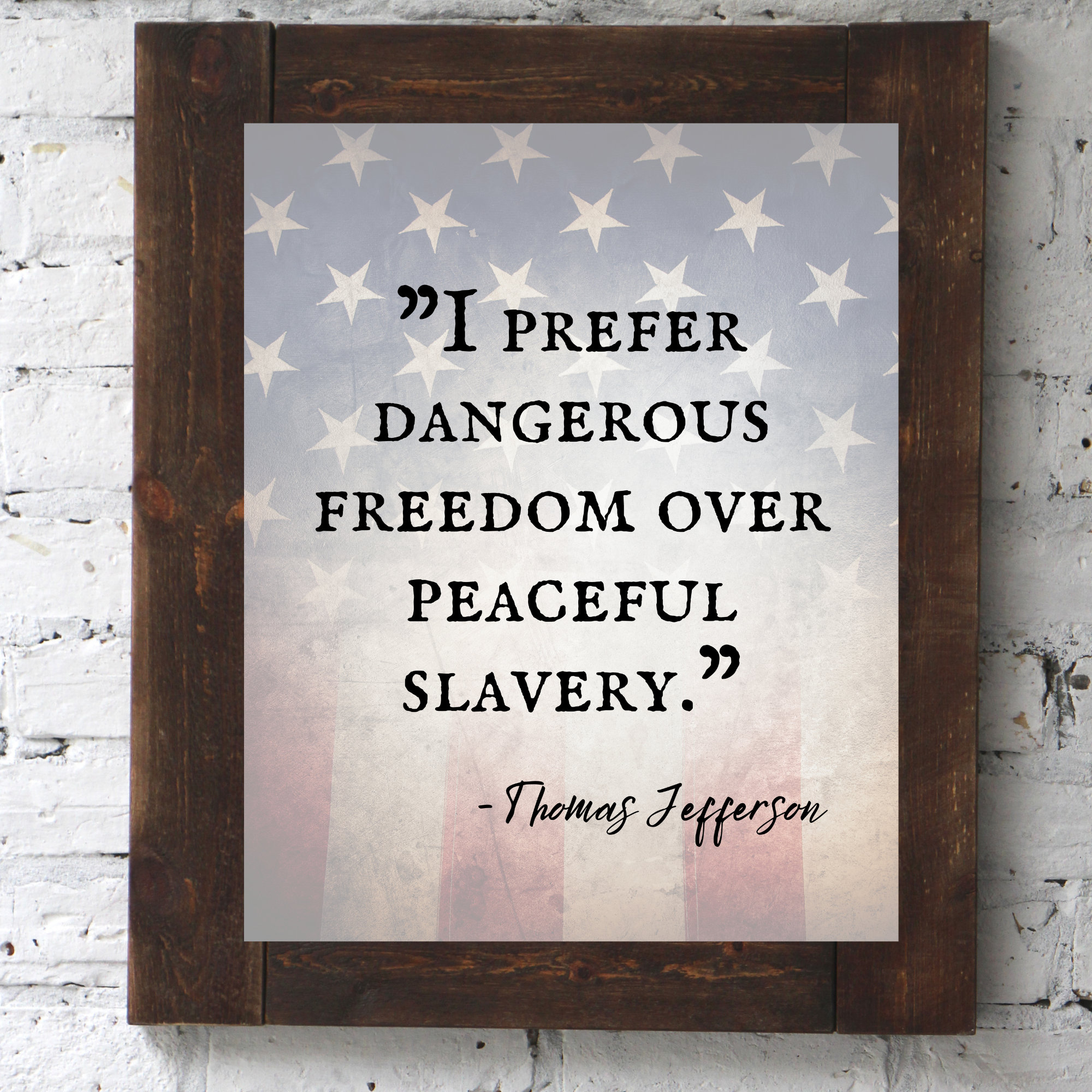 Thomas Jefferson Patriotic Wall Art Famous Quote, Printable Home Decor ...