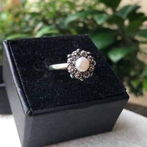 Unique Pearl Sterling Silver 925 Ring Pearl Ring Handmade - Etsy
