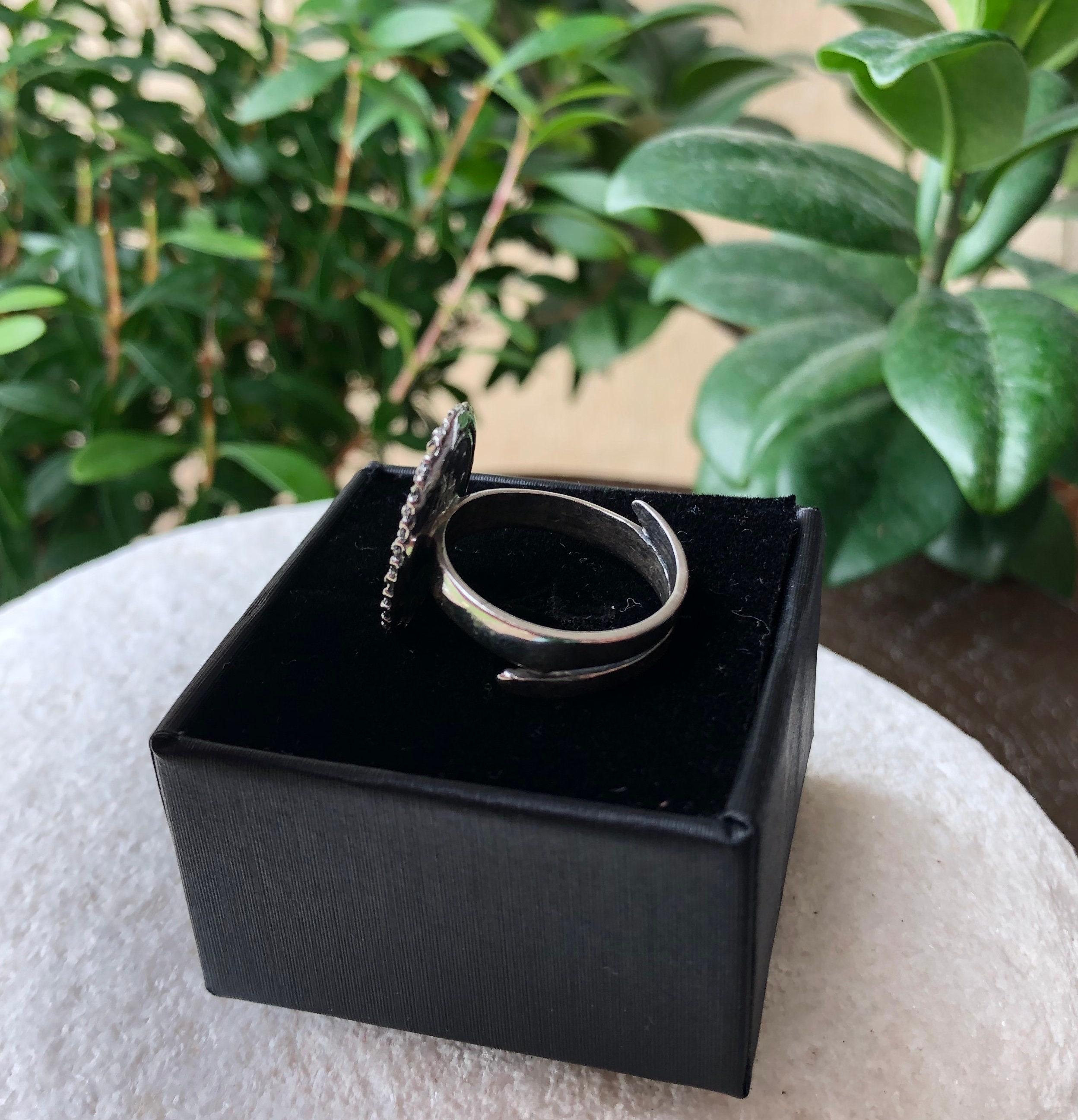 Virgin Mary Ring Sterling Silver Ring Adjustable Ring | Etsy