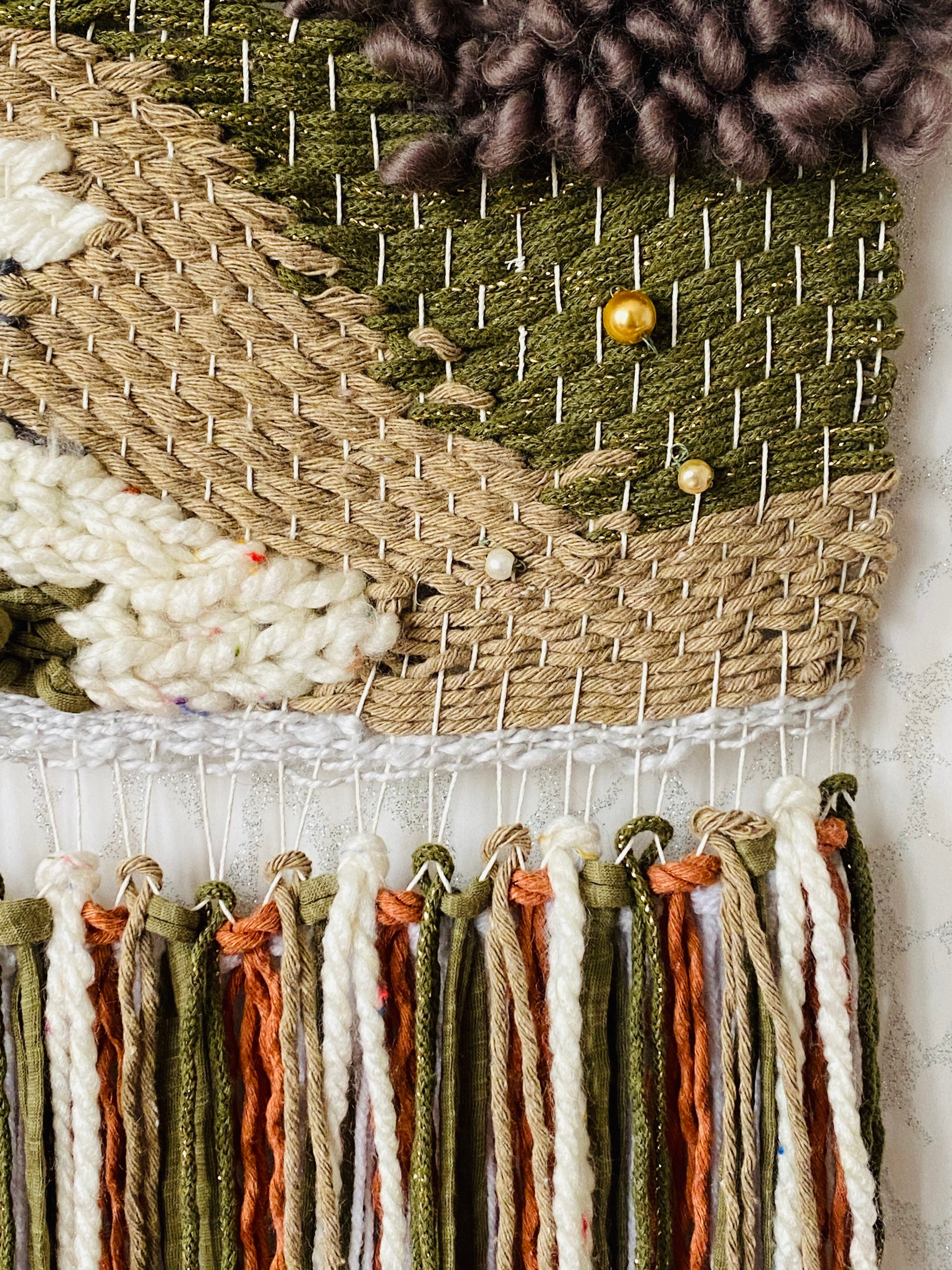 Terra Nature Inspired Woven Wall Hanging Decoration, Home Decor, Art ...