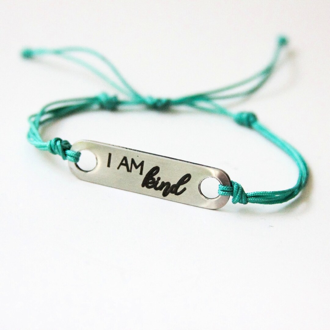 I Am Kind String Bracelet | Affirmation Collection | Adjustable ...