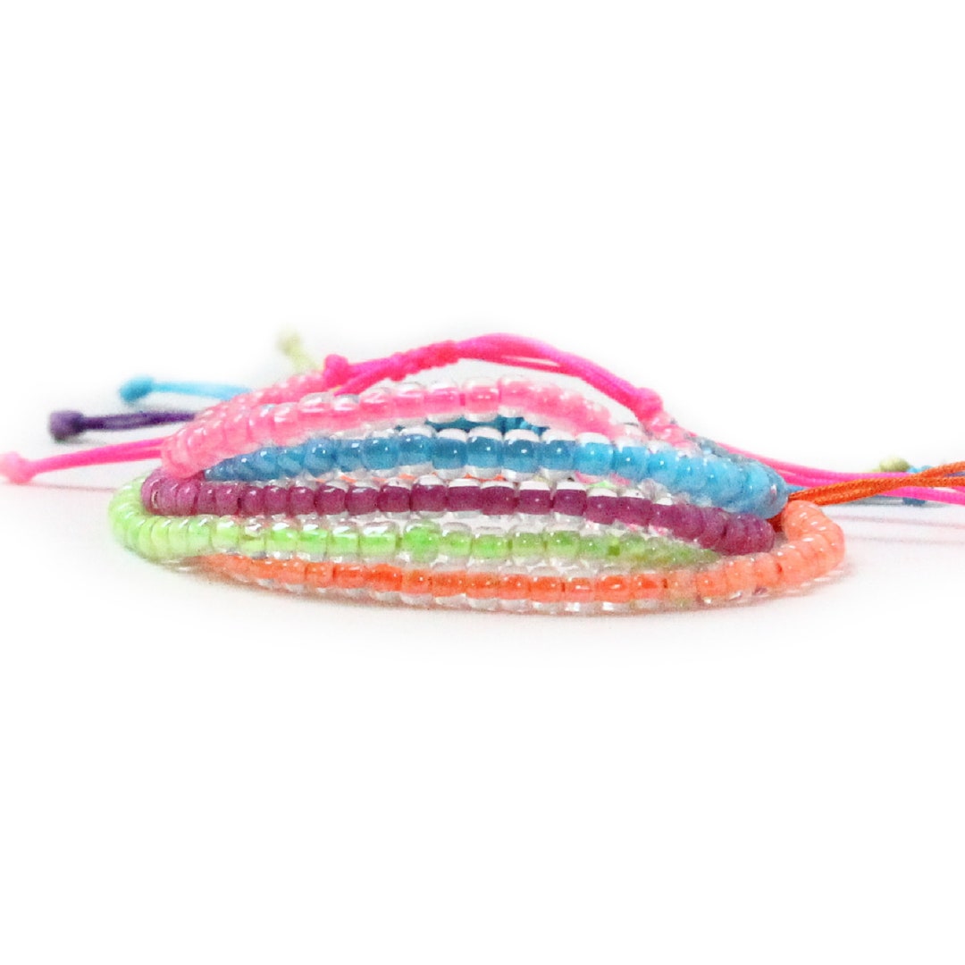 Neon Beaded String Bracelet | Neon Collection | Summer Jewelry ...