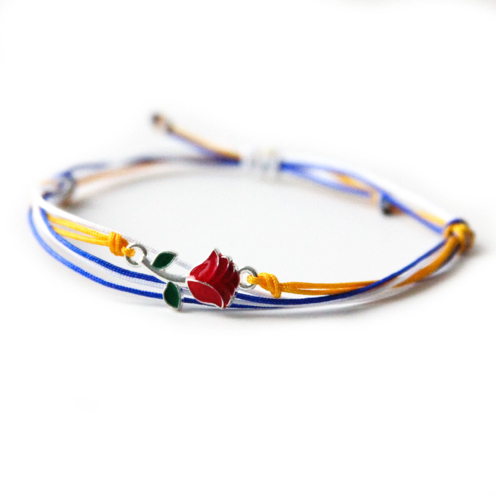 Beauty and the Beast Princess String Bracelet Belle Rose - Etsy