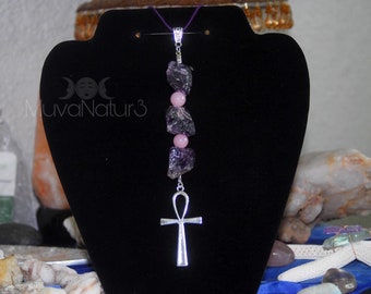 Amethyst Ankh Pendant - Etsy