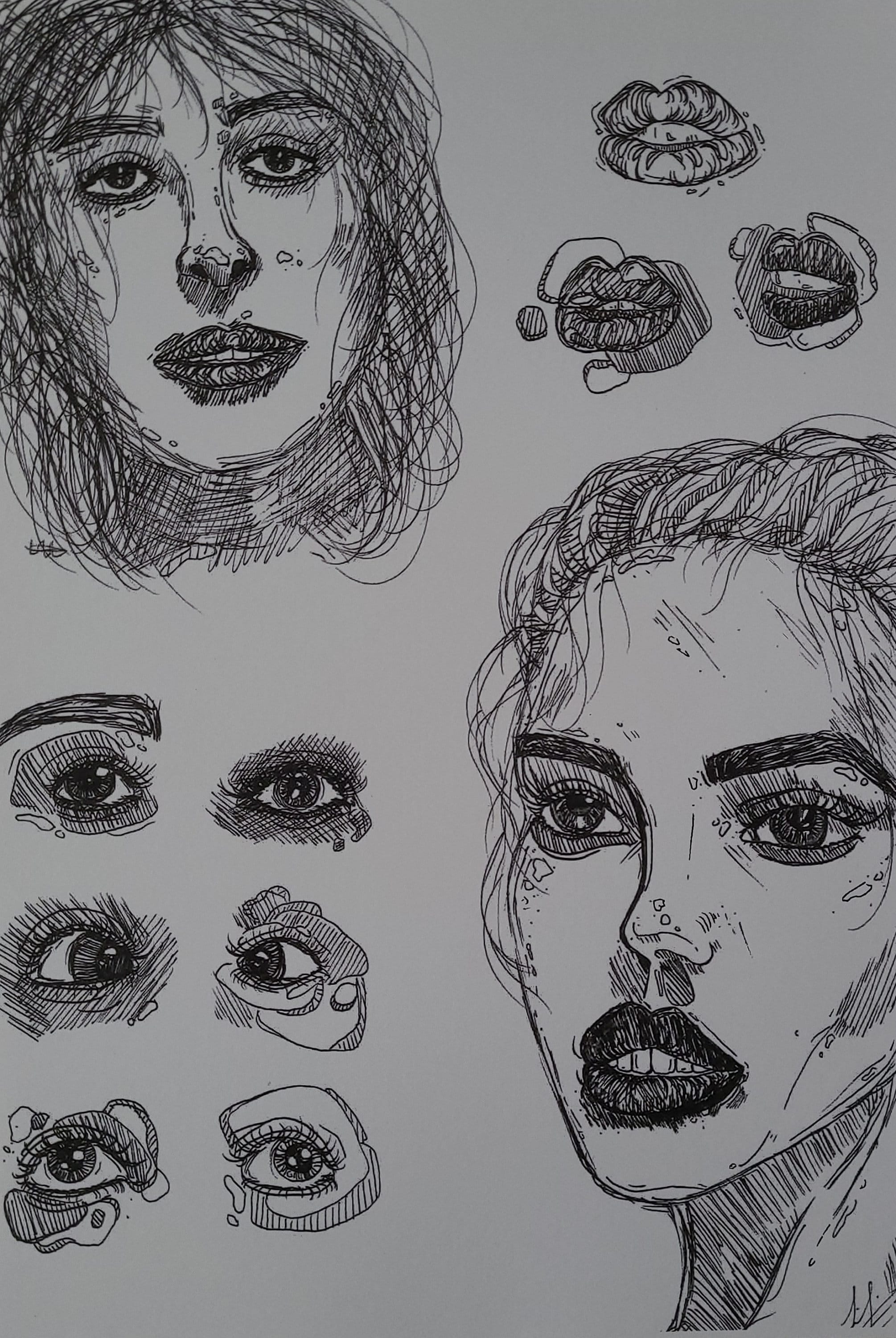 Sketch collage | Etsy