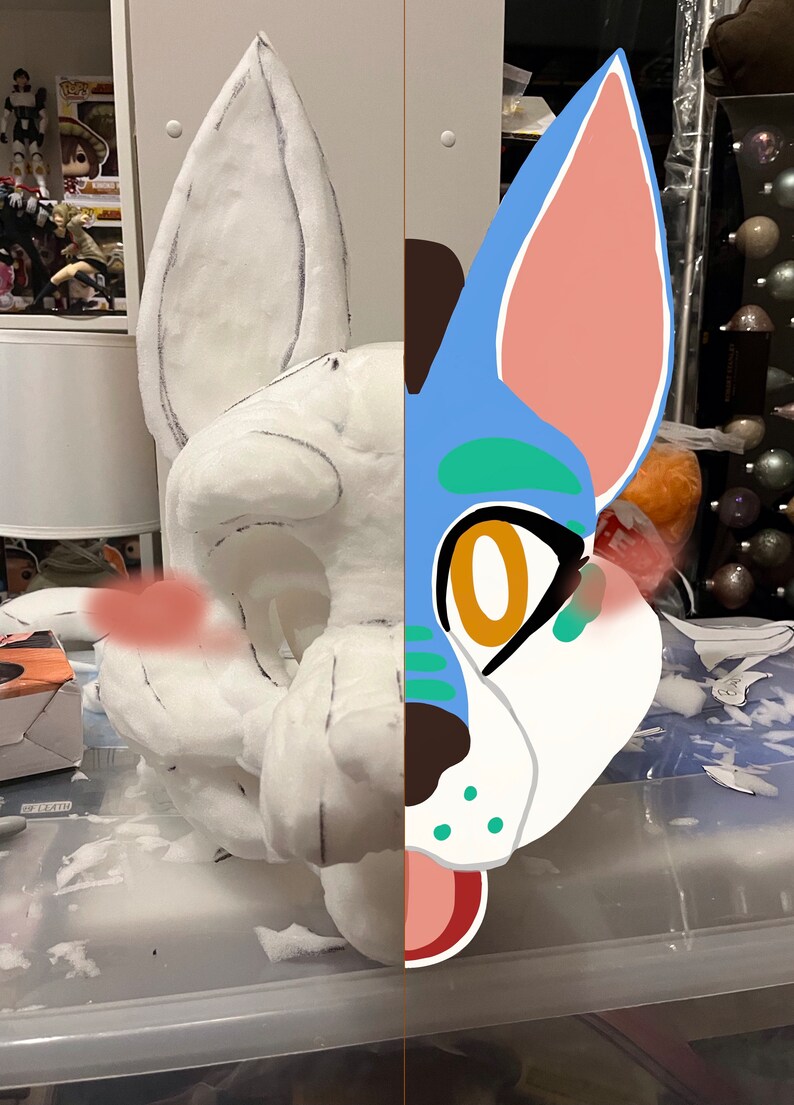 Custom Fursuit Foam Base Commission - Etsy