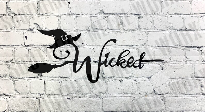 Metal Art 16 Gauge Steel in Black Wicked Witch Wall Sign - Etsy