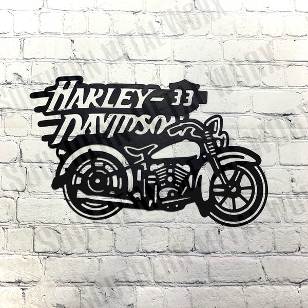 Harley Davidson Wall Hanging Sign - Etsy