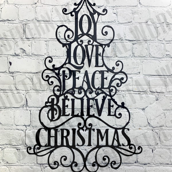 Joy Metal Sign - Etsy