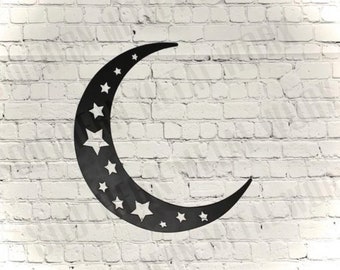 Metal Moon Wall Art - Etsy