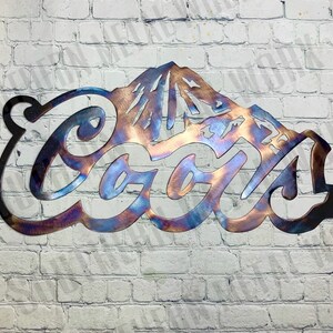 Coors Metal Sign - Etsy