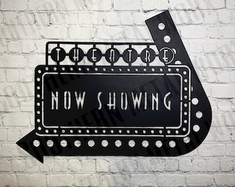 Now Showing Movie Sign - Etsy