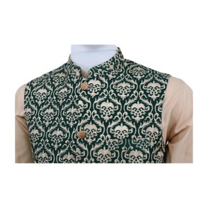Joon Embroidery Green Koti Baby Boy Kurta Pajama / Shalwar Kameez ...