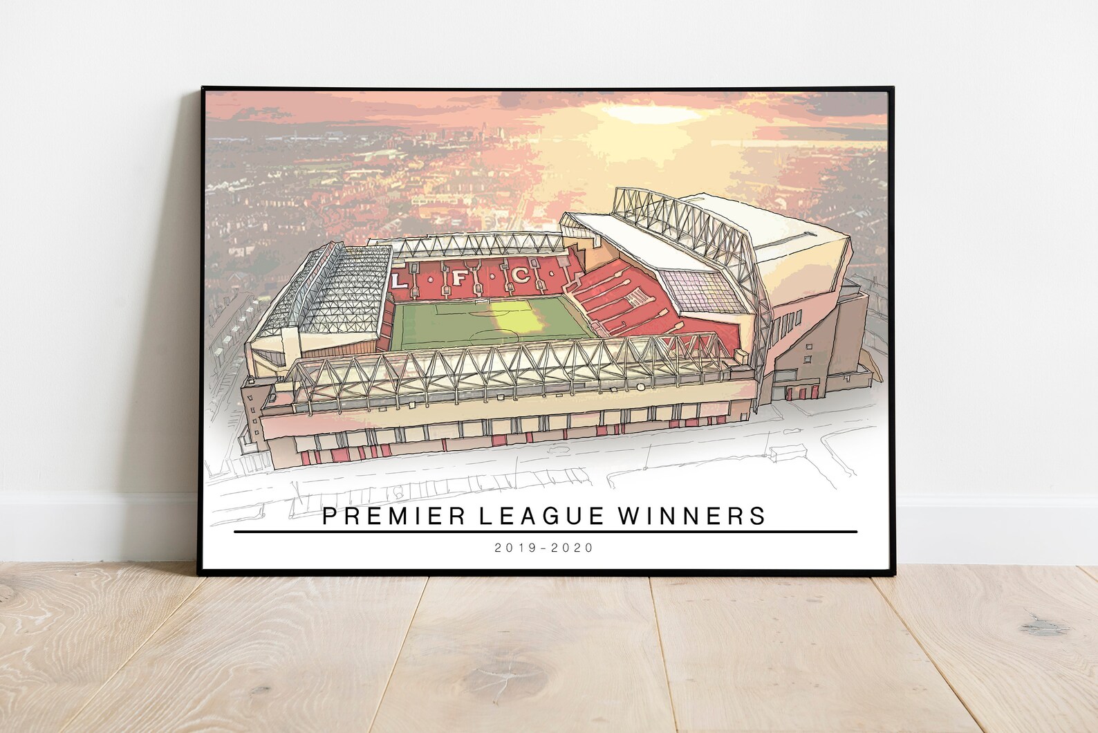 Anfield Liverpool Football Stadium Unique Handrawn Sketch | Etsy