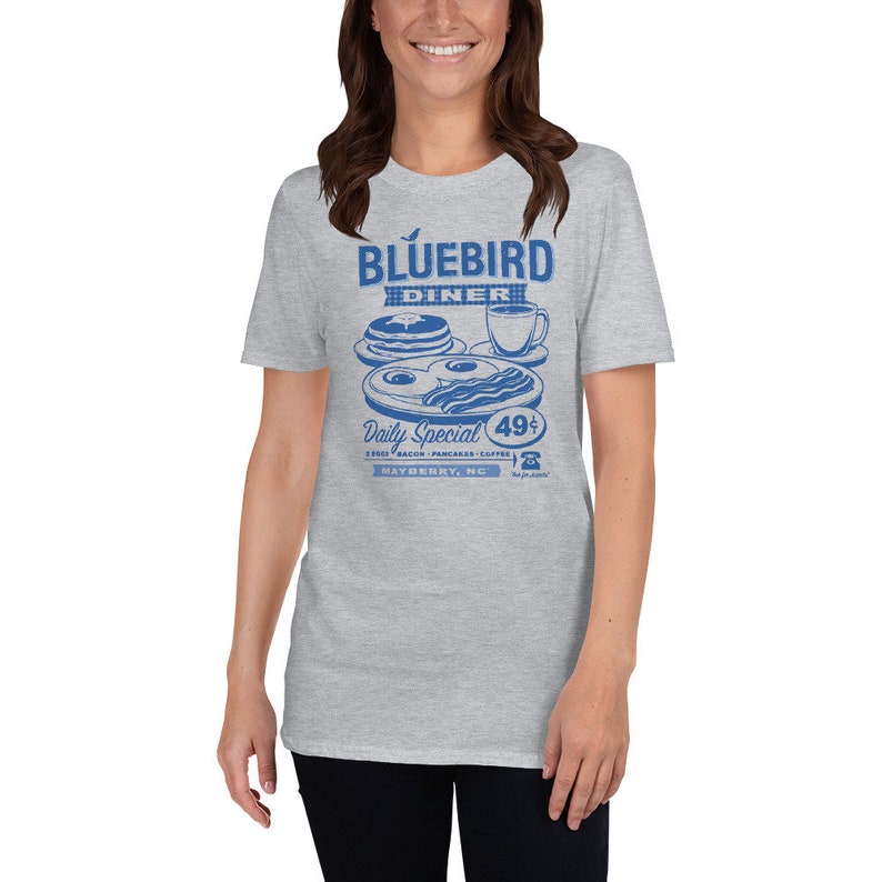 Andy Griffith Show T-shirt, Bluebird Diner T-shirt, Barney Fife ...