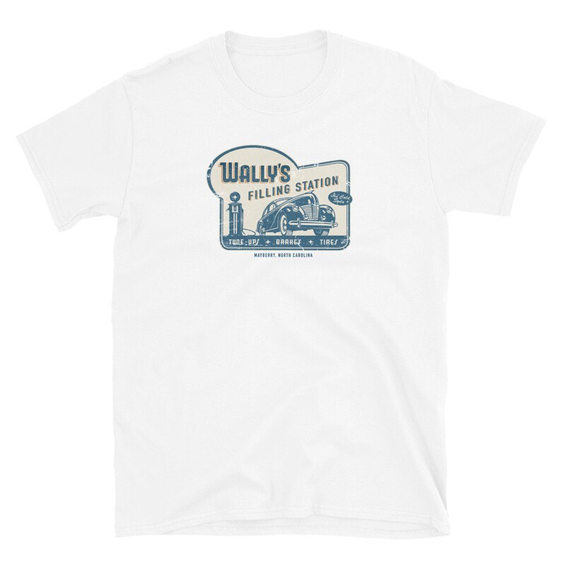 The Andy Griffith Show, Wally's Filling Station T-shirt, Andy Griffith ...