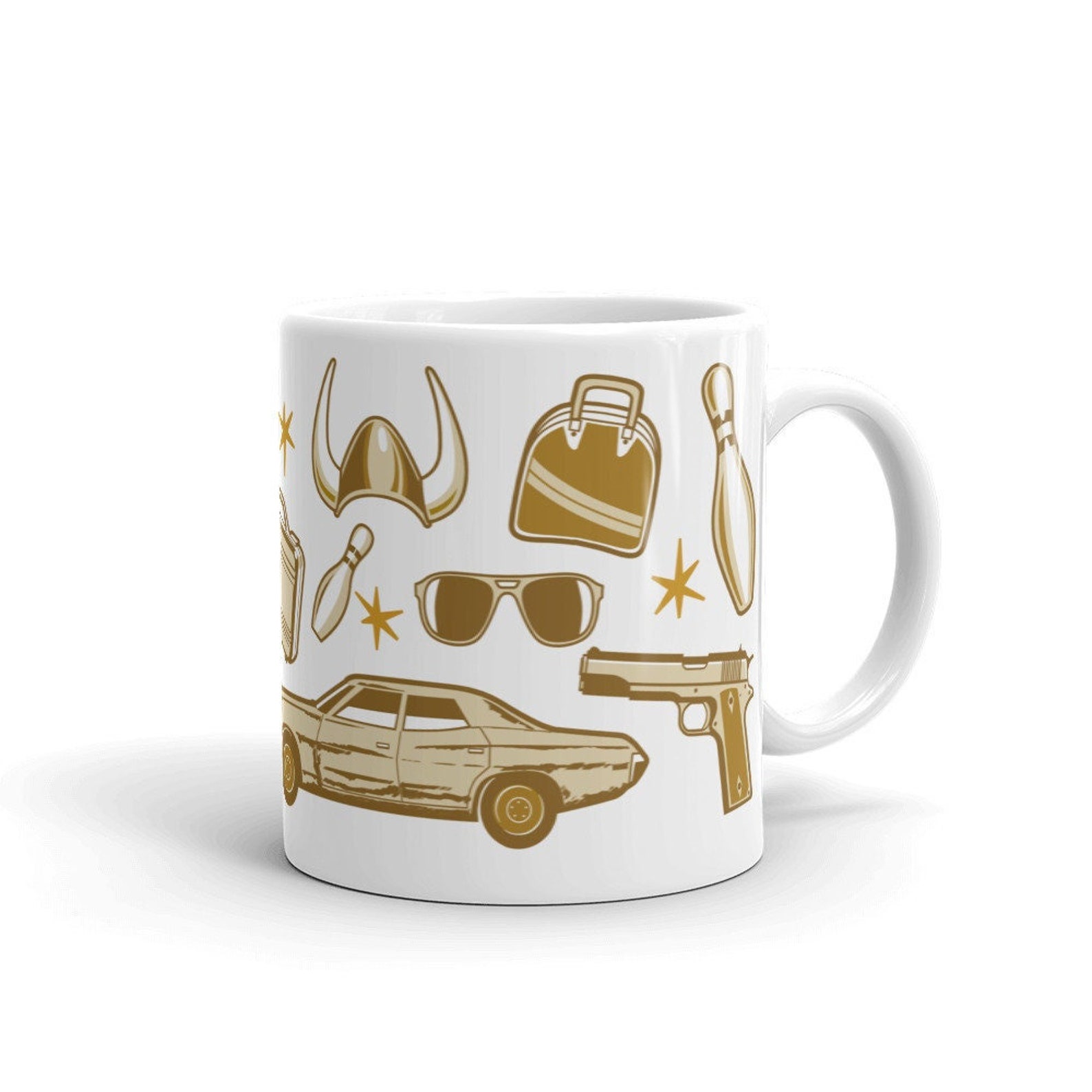 The Big Lebowski Mug, the Dude Coffee Mug, Big Lebowski, Jeff Bridges ...