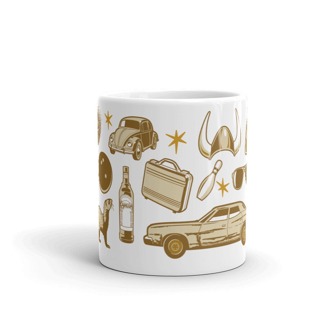 The Big Lebowski Mug, the Dude Coffee Mug, Big Lebowski, Jeff Bridges ...