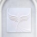 Rising Phoenix Art, White Wall Sculpture, Symbolizes Strength & New ...