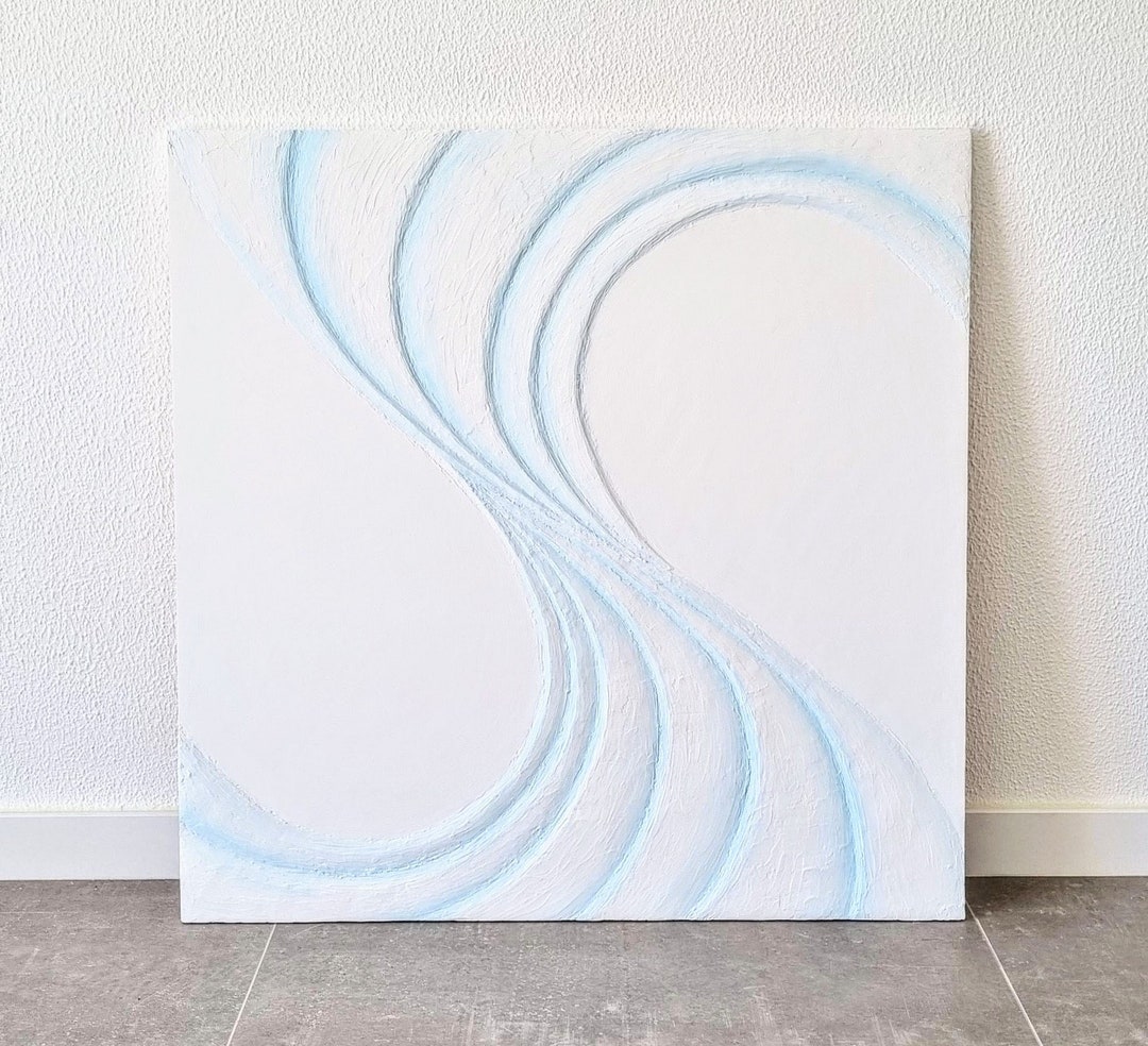 Unique Plaster Art. Symbolizes Movement & Transformation. Waves ...