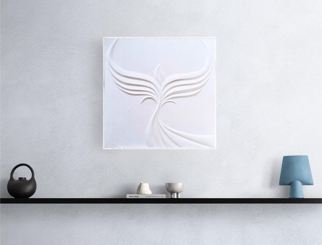 Rising Phoenix Art, Symbolizes Strength & New Beginnings, Firebird Wall ...