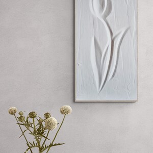 White Plaster Wall Art | Large Wall Art | Bas Relief Wall Art for ...