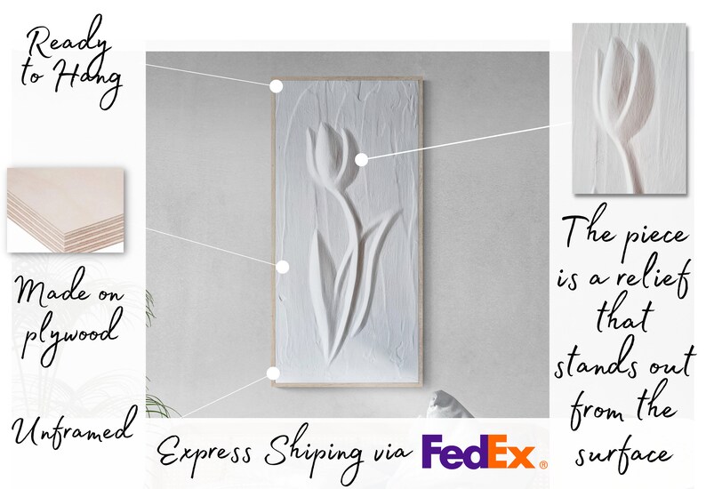 White Plaster Wall Art Large Wall Art Bas Relief Wall Art - Etsy