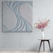 Abstract Ocean Wave Plaster Wall Sculpture, 3D Beach Wall Art, Beach ...