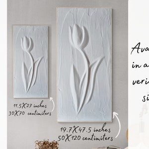 White Plaster Wall Art | Large Wall Art | Bas Relief Wall Art for ...