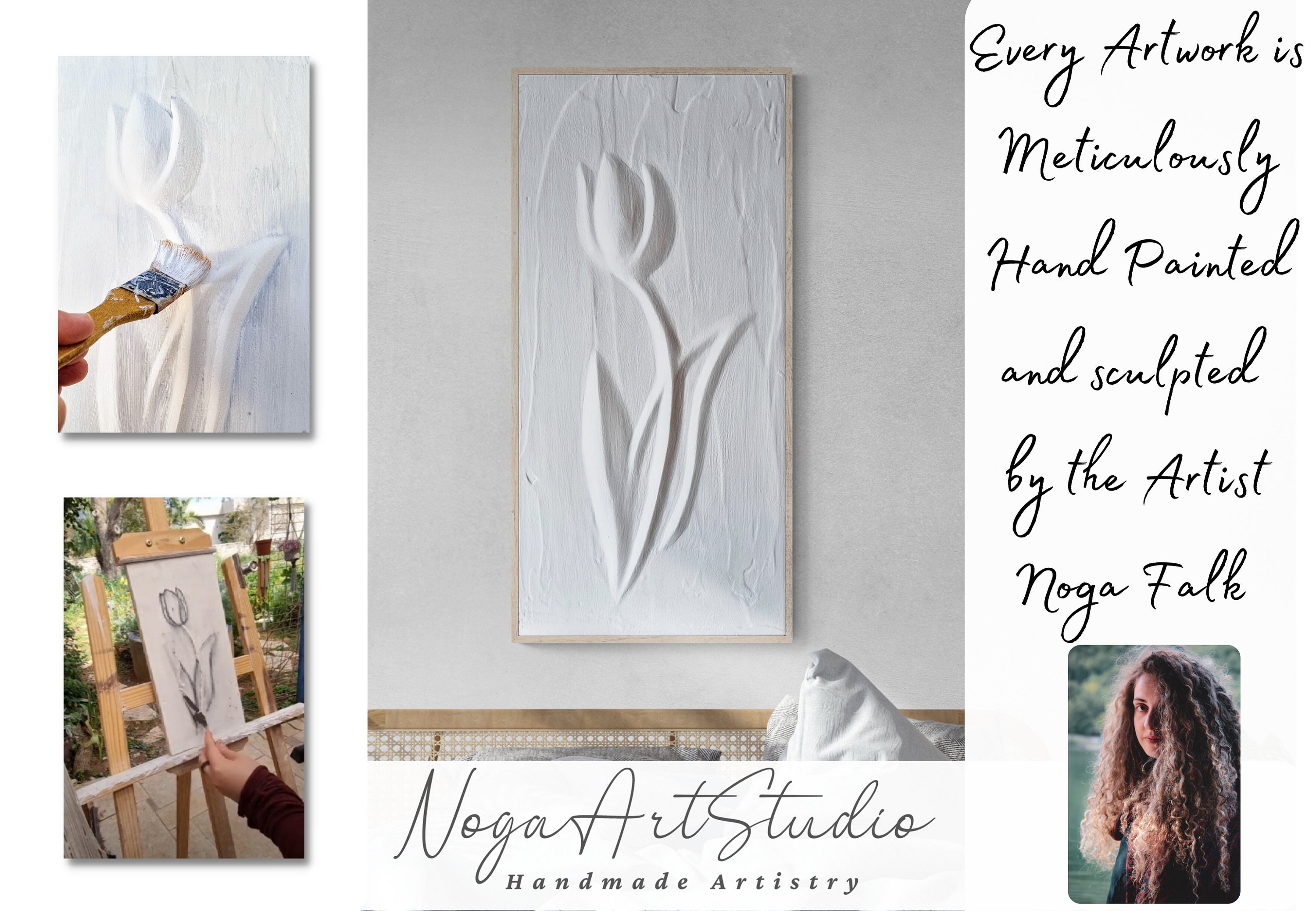 White Plaster Wall Art Large Wall Art Bas Relief Wall Art - Etsy