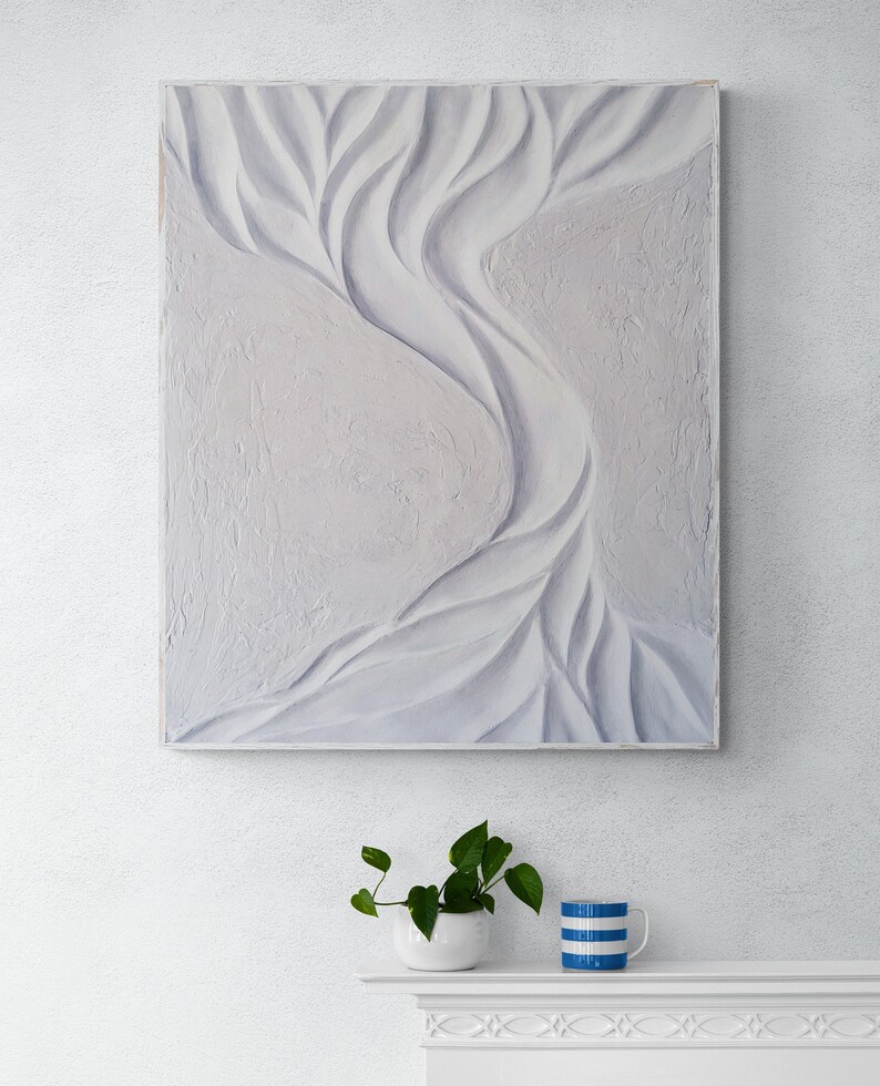 Eternal Flow by Noga Falk. Minimalist Style Tree Sculpture Wall Art ...