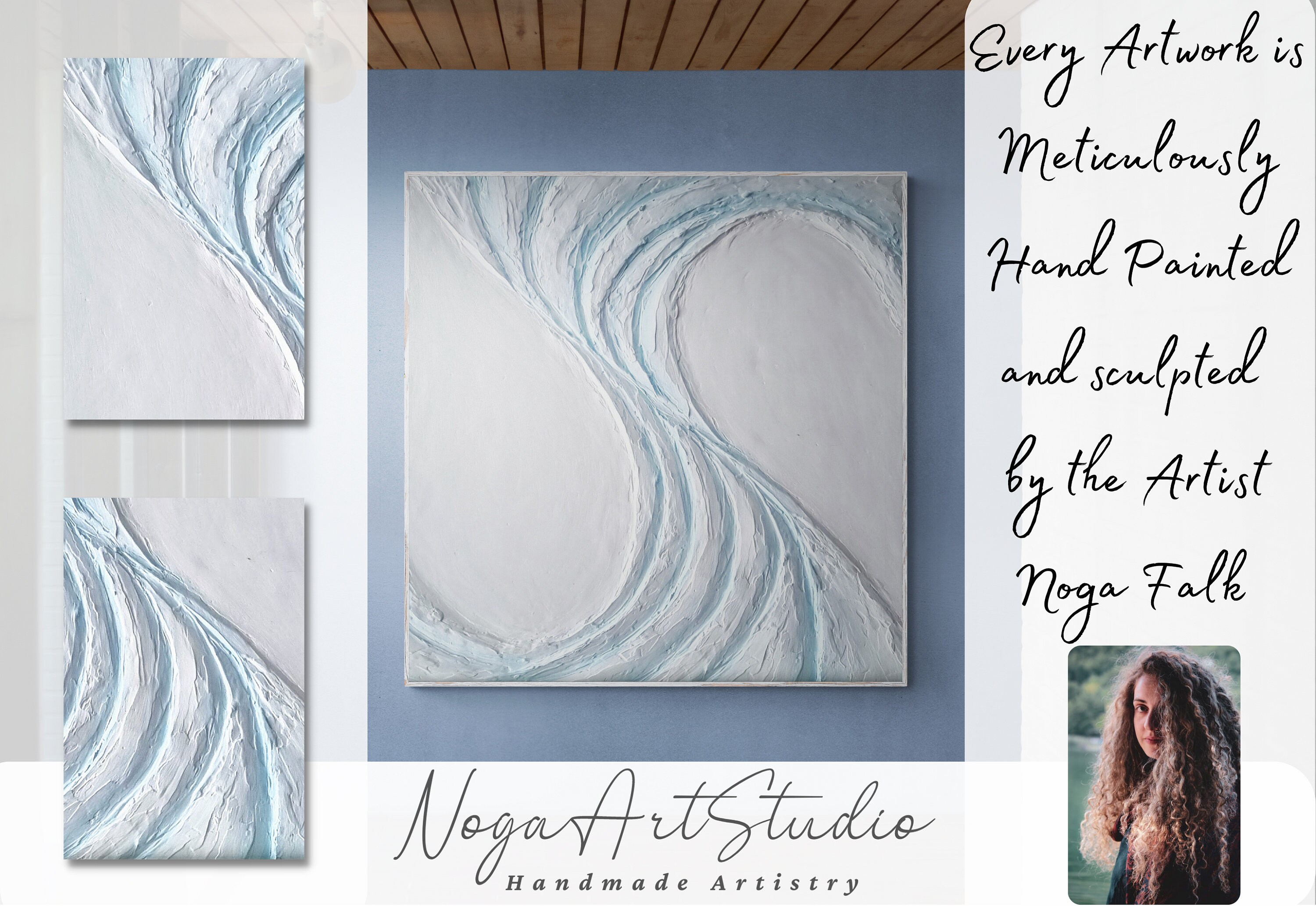 Abstract Ocean Wave Plaster Wall Sculpture 3D Beach Wall Art - Etsy