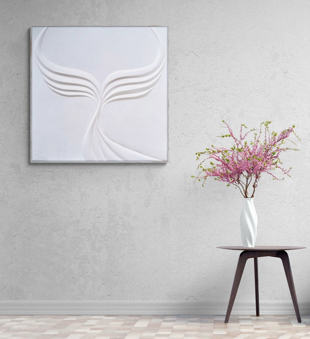 Dolphin Wall Art: Abstract Bas Relief, Modern Home Decor - Etsy