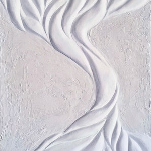 Eternal Flow by Noga Falk. Minimalist Style Tree Sculpture Wall Art ...