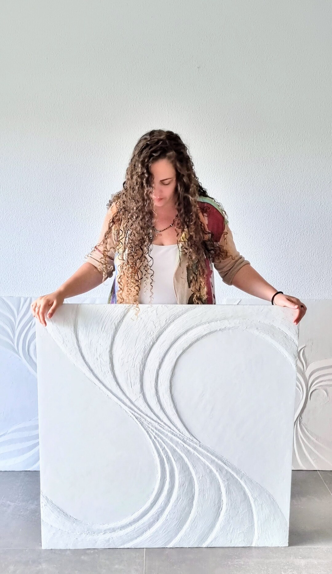 Ocean Waves Bas Relief: Handmade Art Deco Wall Sculpture - Etsy