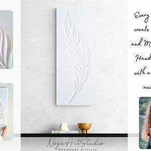 3D Feather Art, Symbolizes Hope & Freedom, Bas Relief for Midcentury ...